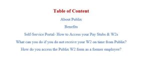 Publix Pay Stubs, W2s & Benefits | Paystubs & Taxes